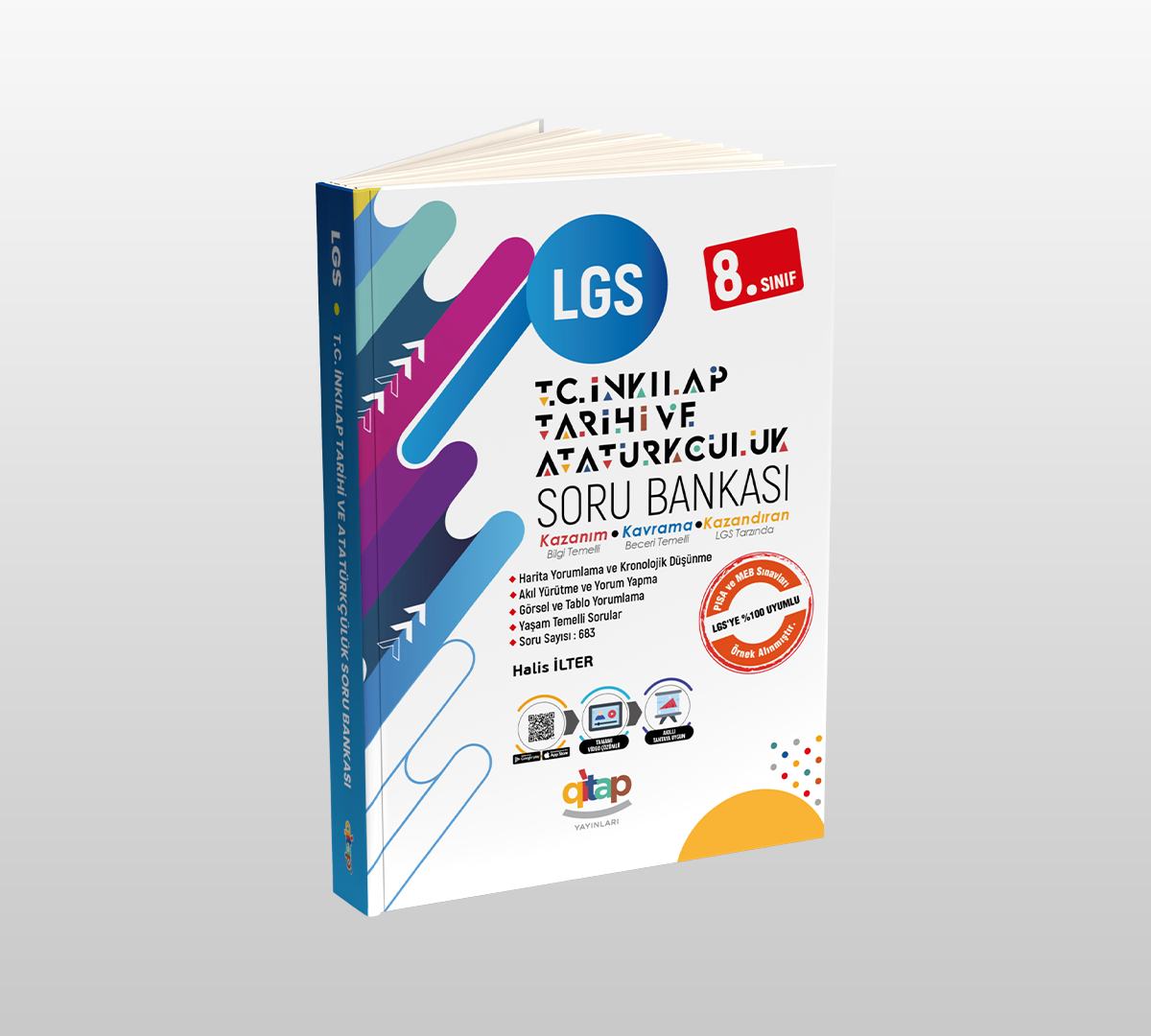 LGS (8.SINIF) MATEMATİK SORU BANKASI (VİDEO ÇÖZÜMLÜ) | qitap Yayınları